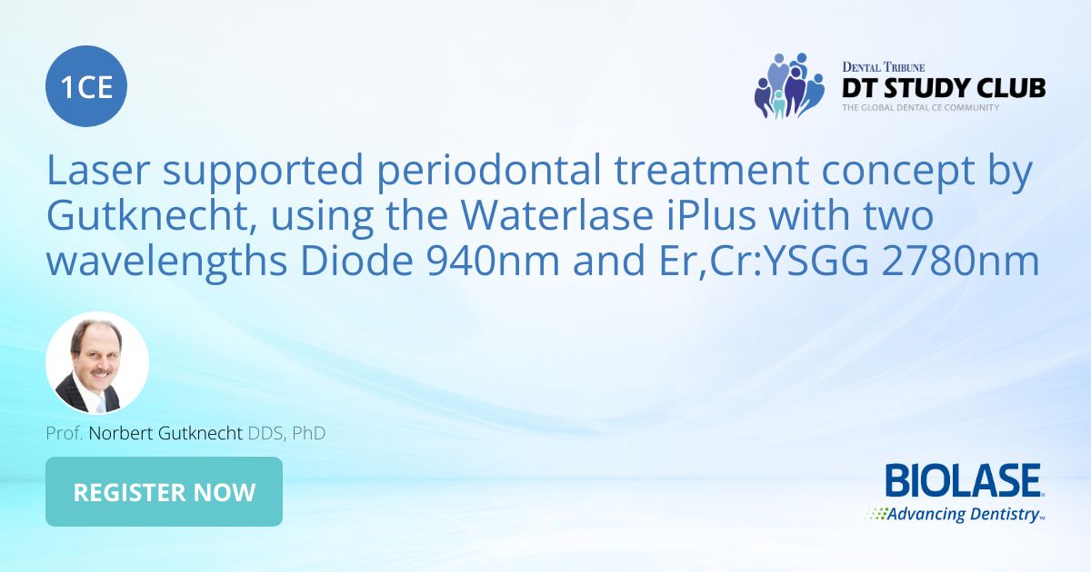 Laser supported periodontal treatment concept by Gutknecht, using the ...