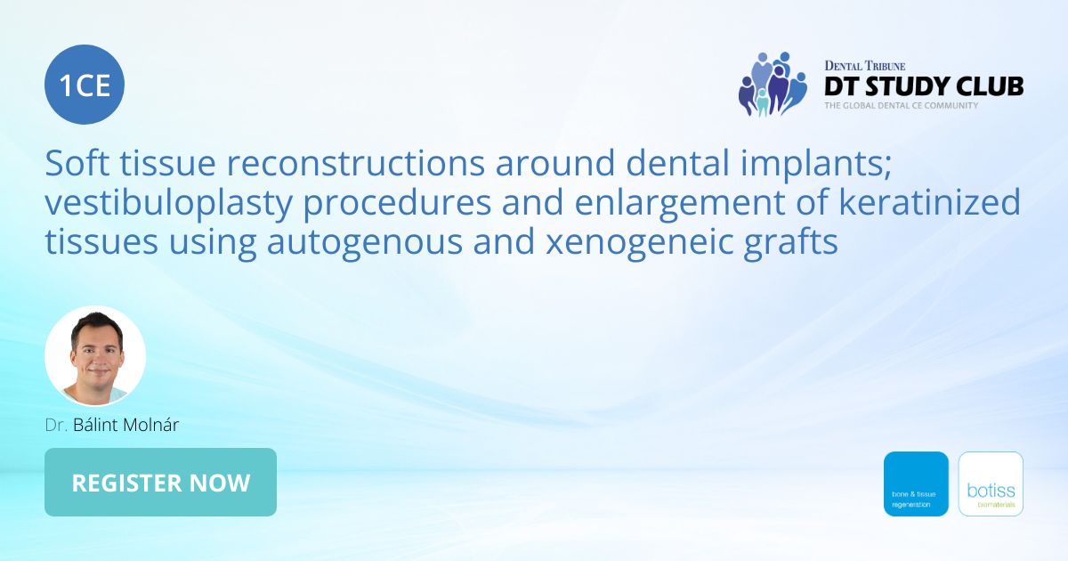 Soft tissue reconstructions around dental implants; vestibuloplasty ...