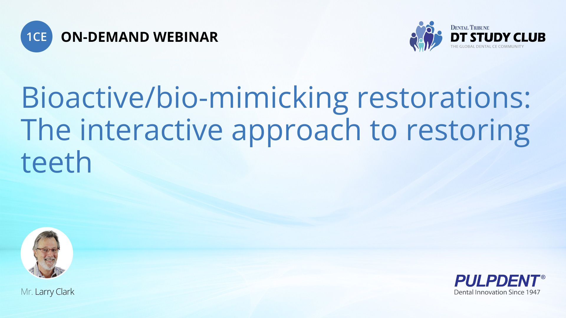 Bioactive/bio-mimicking restorations: The interactive approach to ...