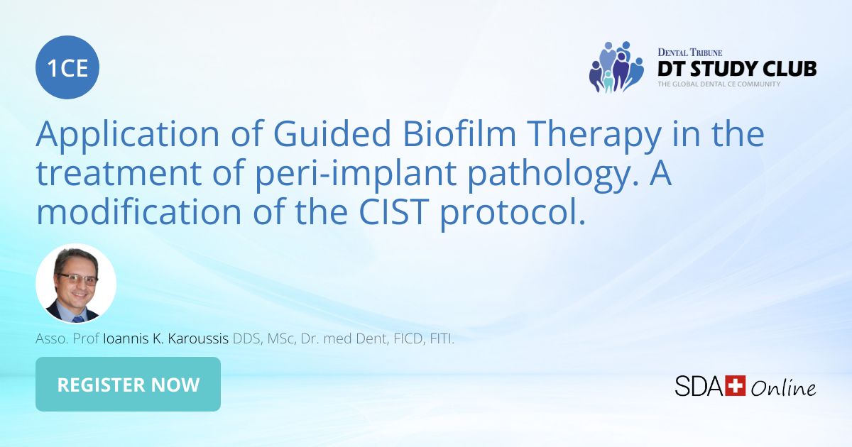 Application of Guided Biofilm Therapy in the treatment of peri-implant ...