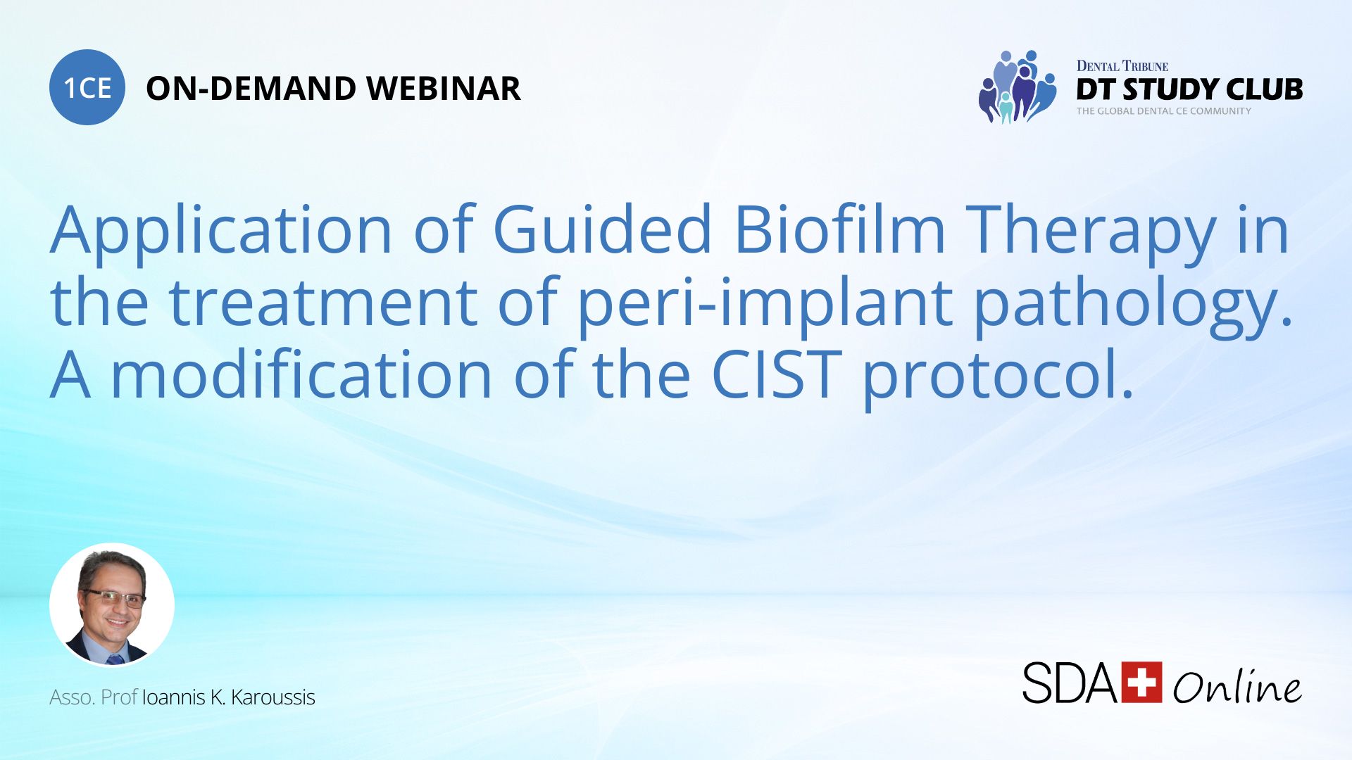 Application of Guided Biofilm Therapy in the treatment of peri-implant ...