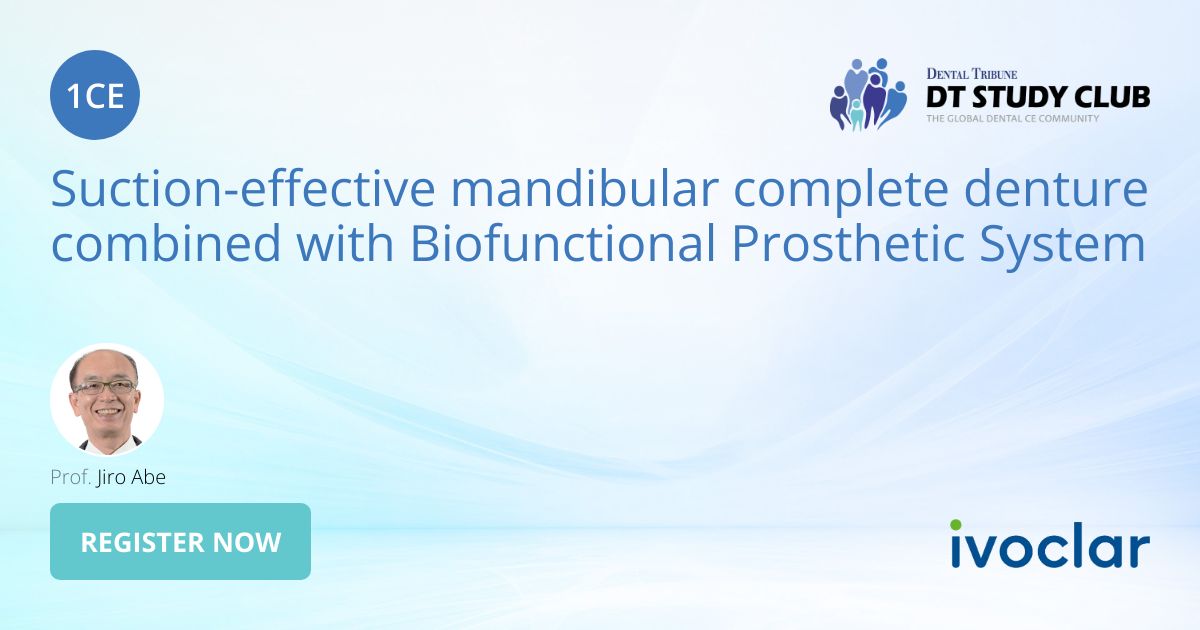 Suction-effective mandibular complete denture combined with ...