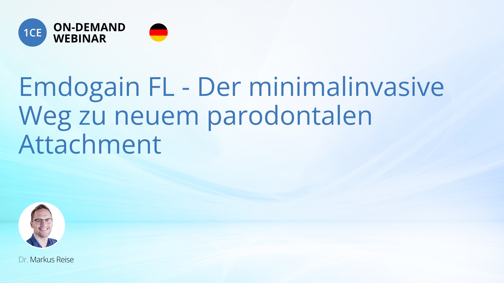 Emdogain FL - Der minimalinvasive Weg zu neuem parodontalen Attachment ...