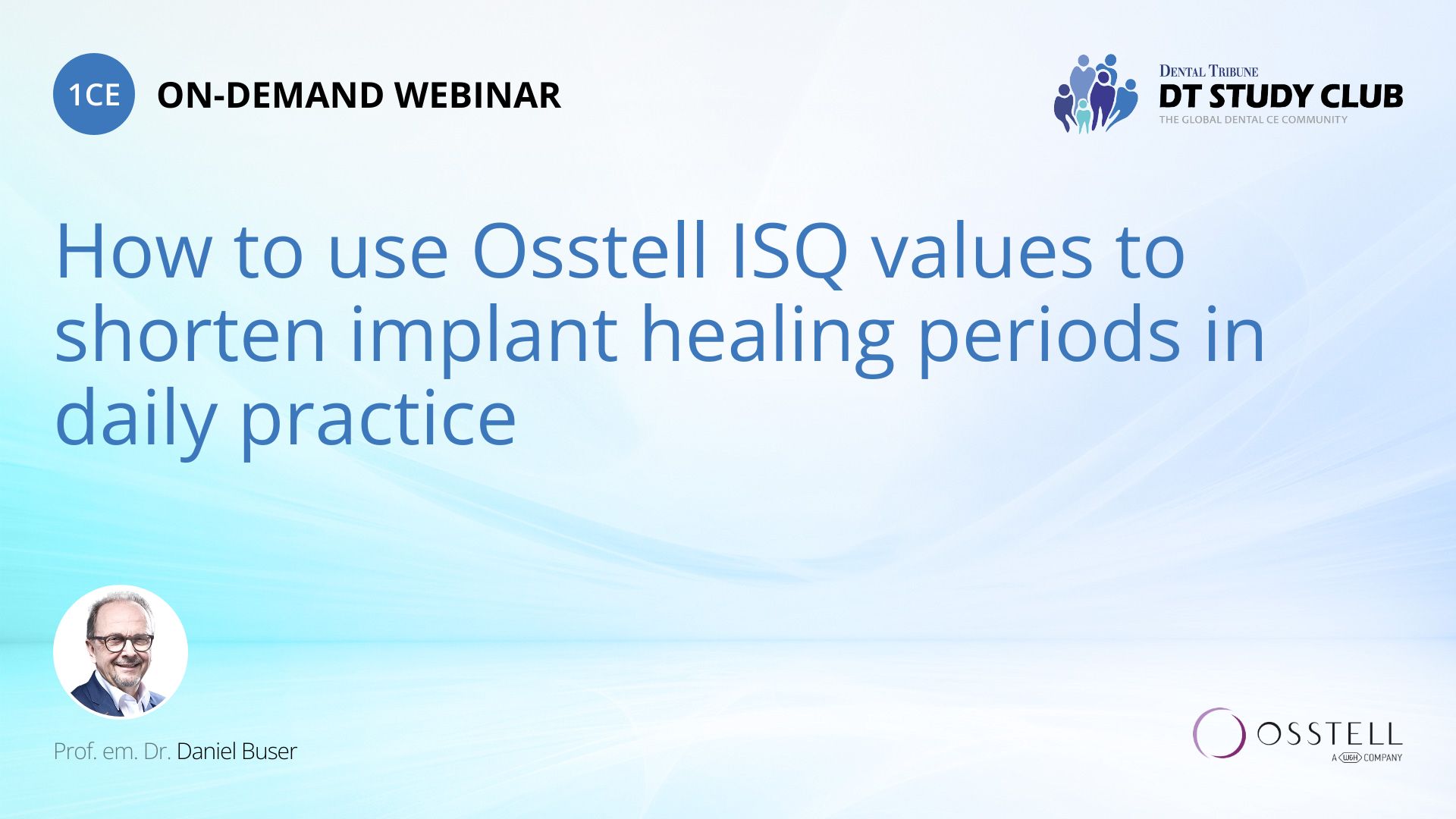 How to use Osstell ISQ values to shorten implant healing periods in ...
