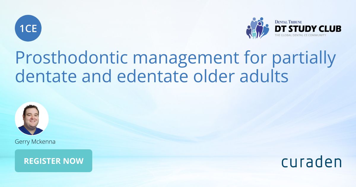 Prosthodontic management for partially dentate and edentate older ...