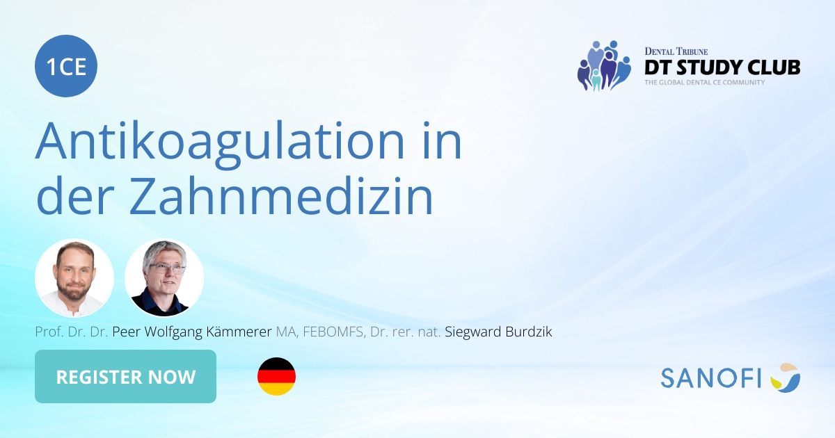 Antikoagulation in der Zahnmedizin - Webinar - DTStudyClub