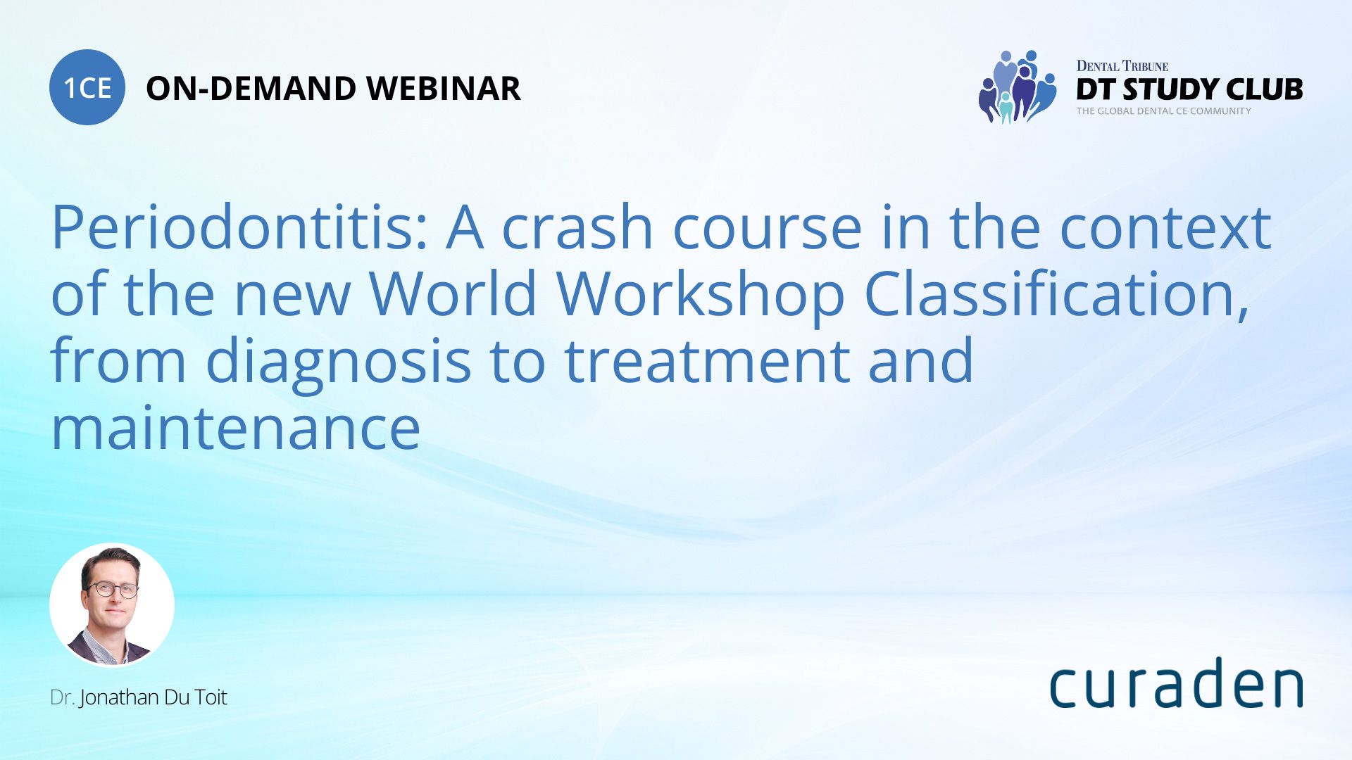 Periodontitis: A crash course in the context of the new World Workshop ...