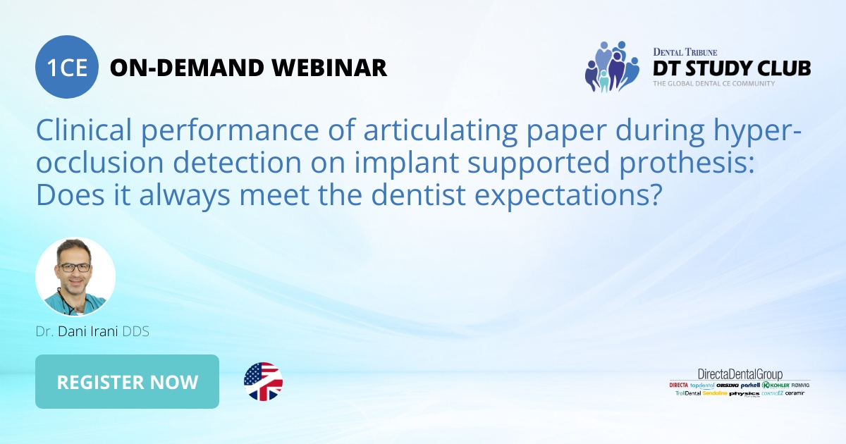 Clinical performance of articulating paper during hyper-occlusion ...