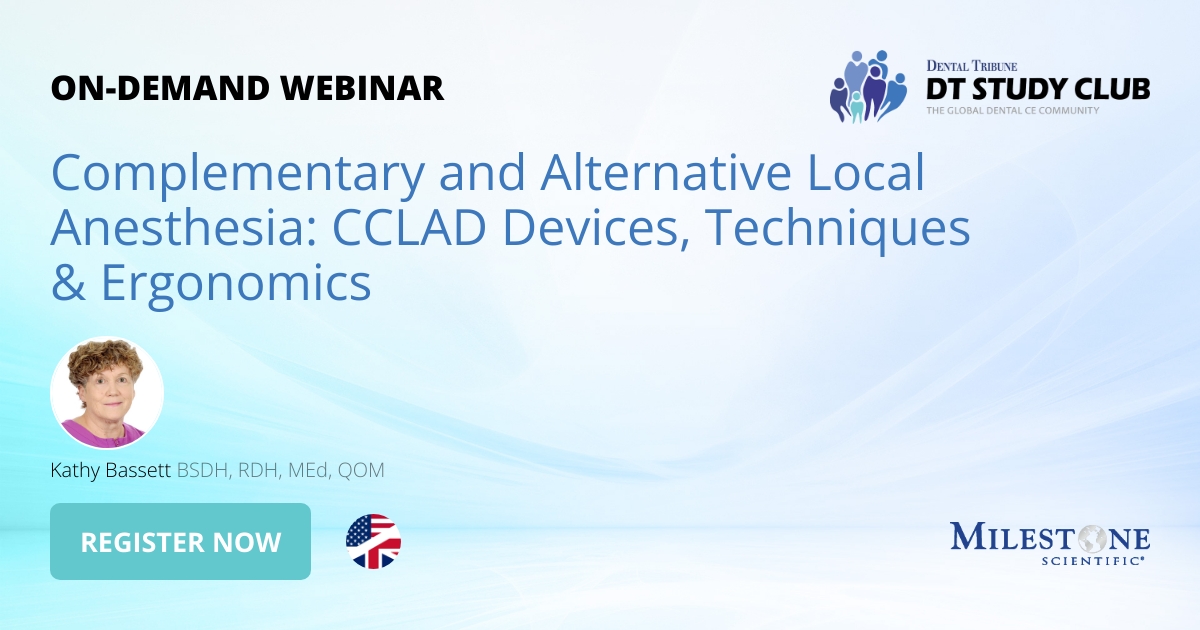Complementary and Alternative Local Anesthesia: CCLAD Devices ...