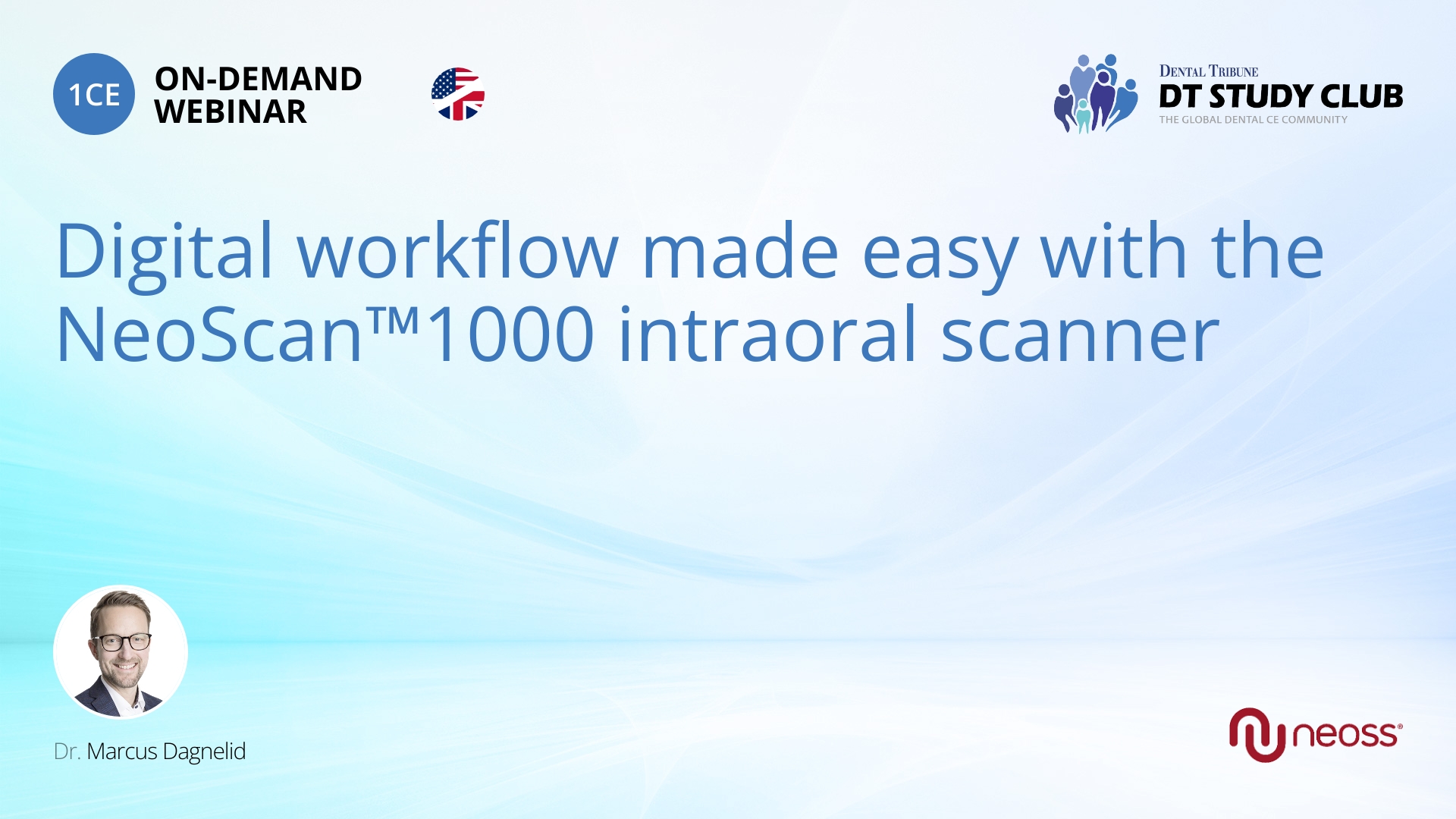 Digital impression with NeoScan™1000 intraoral scanner