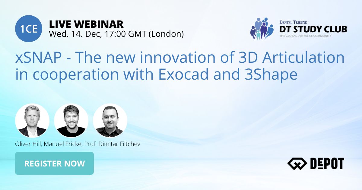 xSNAP - The new innovation of 3D Articulation in cooperation with Exocad and 3Shape - Webinar ...