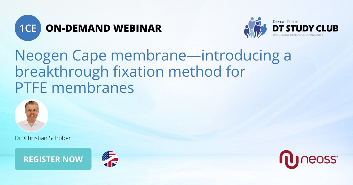 Neogen Cape membrane—introducing a breakthrough fixation method for ...