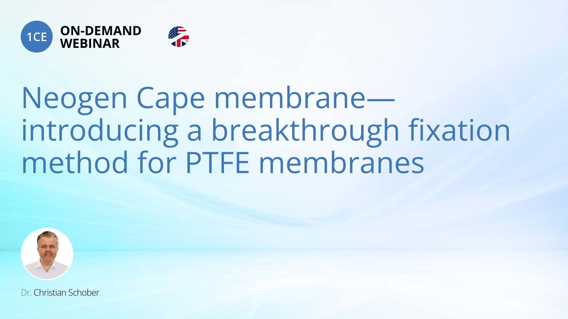 Neogen Cape membrane—introducing a breakthrough fixation method for ...