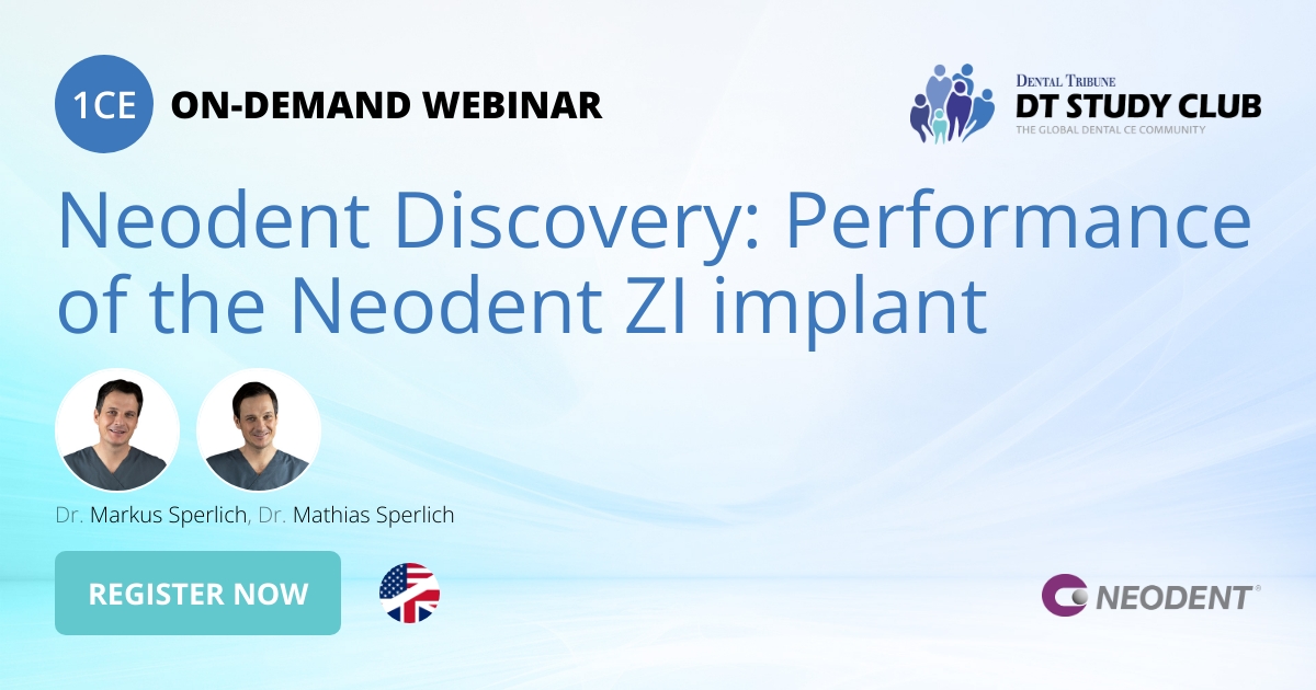 Neodent Discovery: Performance of the Neodent ZI implant - Webinar - DTStudyClub