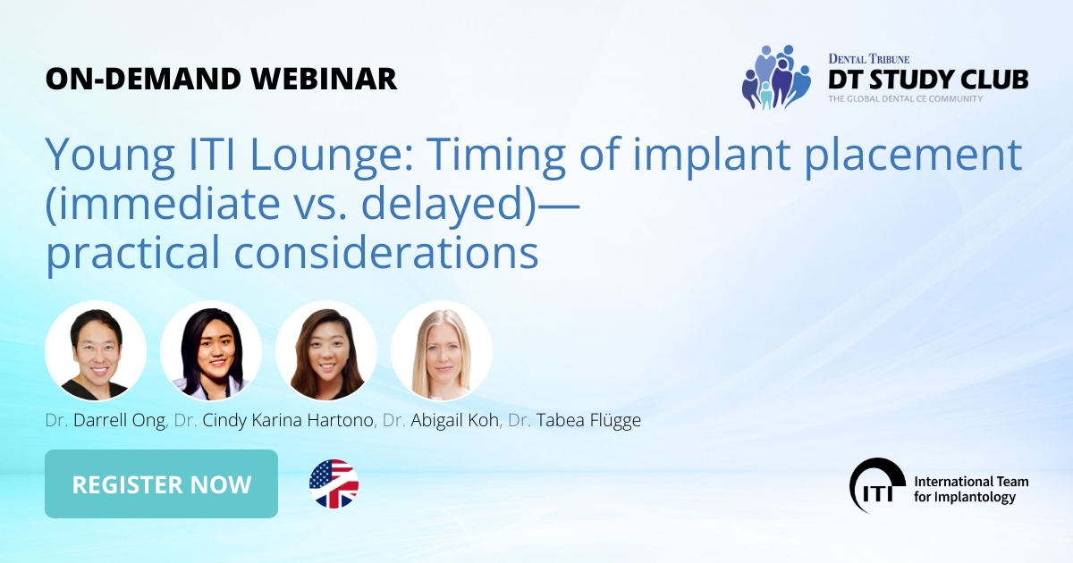 Young ITI Lounge: Timing of implant placement (immediate vs. delayed)—practical considerations ...