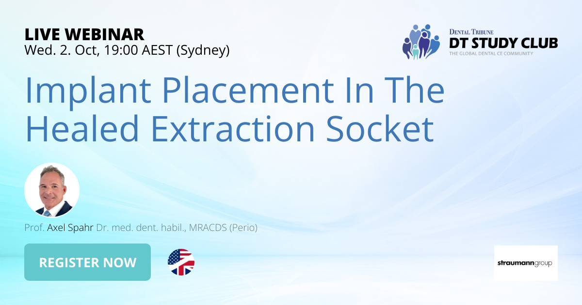 Implant Placement In The Healed Extraction Socket - Webinar - DTStudyClub