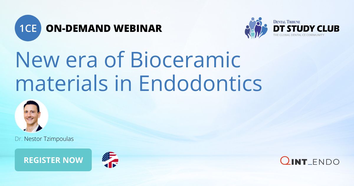 New era of Bioceramic materials in Endodontics - Webinar - DTStudyClub