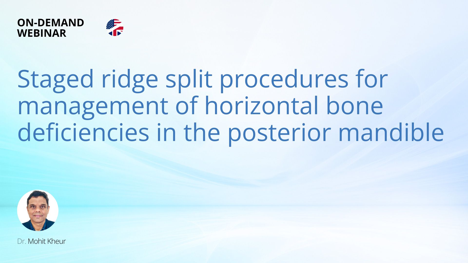 Staged ridge split procedures for management of horizontal bone ...